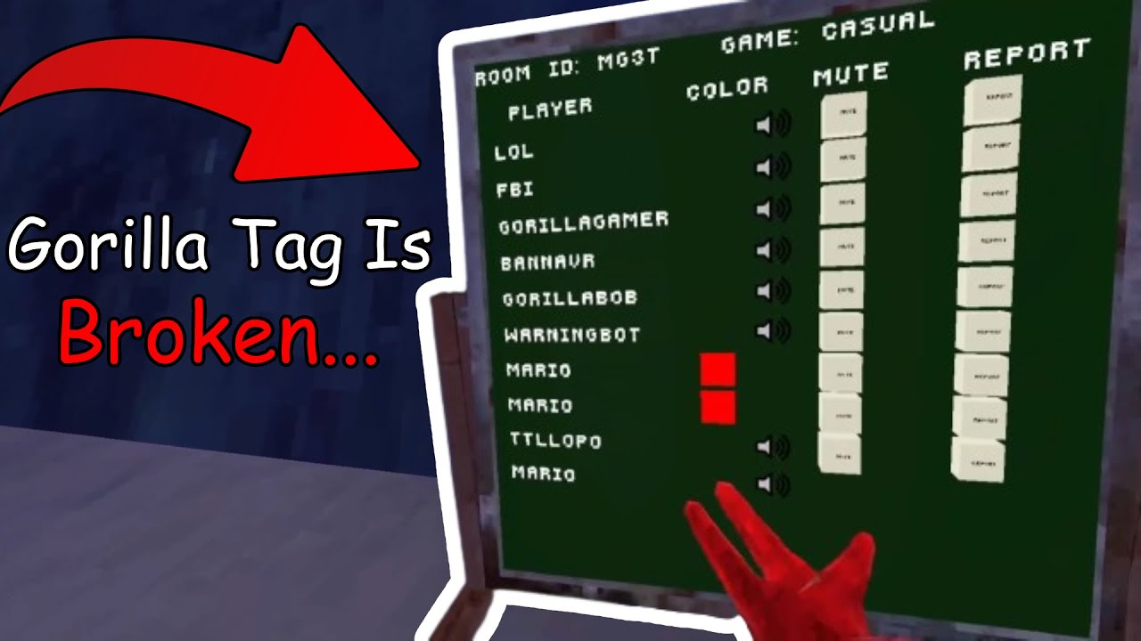 Gorilla Tag Is Broken... - YouTube