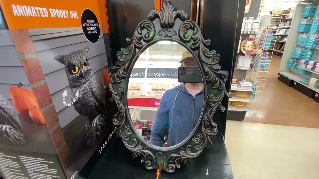 Light-Up Witch Mirror | Gemmy Halloween 2022 - YouTube