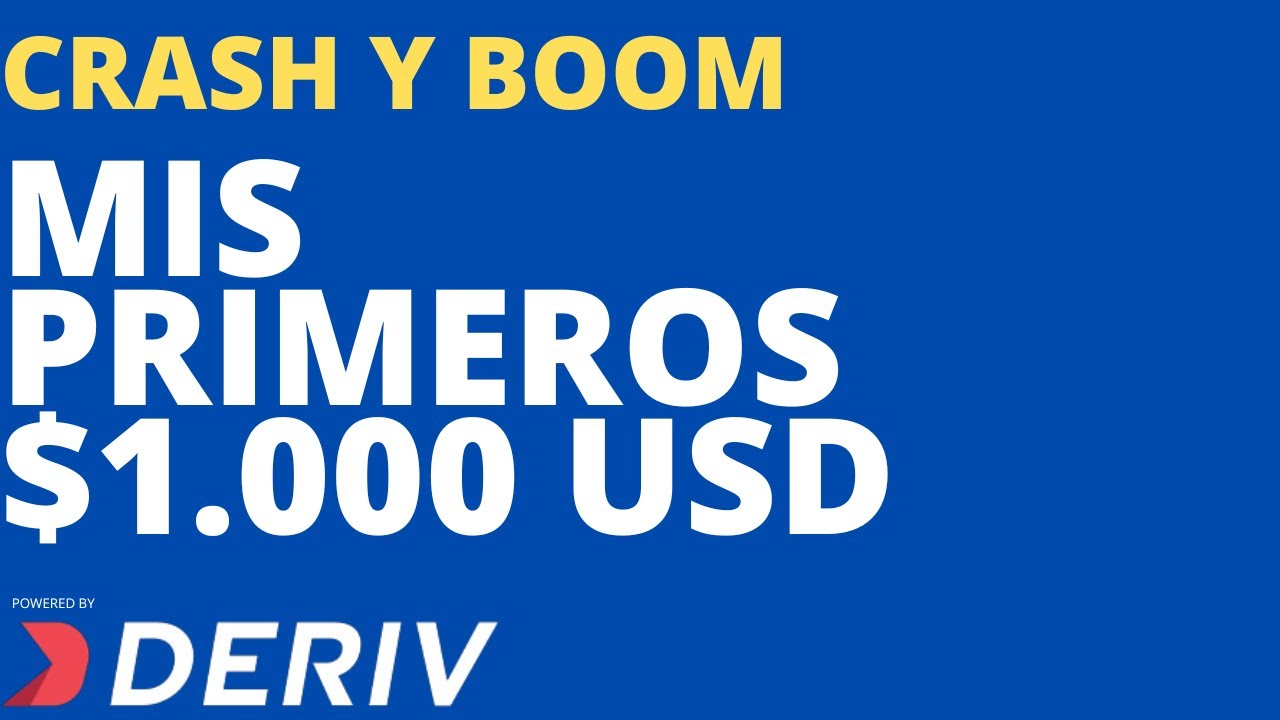 Mis primeros MIL DOLARES con #CRASH Y #BOOM #deriv | Academia Cody ...