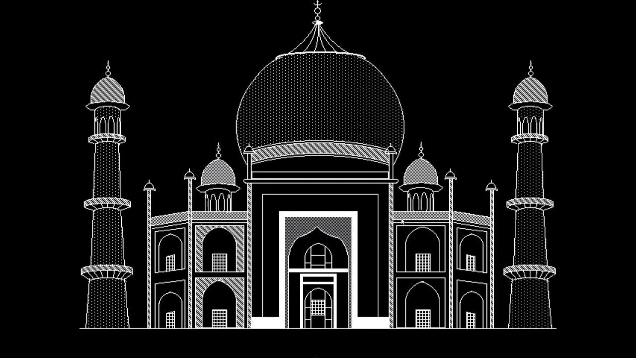 Art of Taj Mahal in c++ programming - YouTube