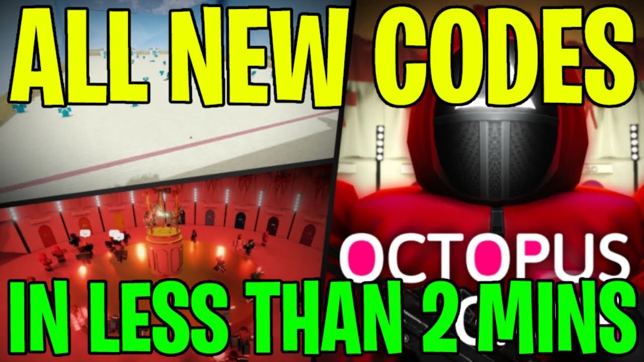 3 NEW Octopus Game Codes | Roblox Octopus Game Codes (January 2025 ...