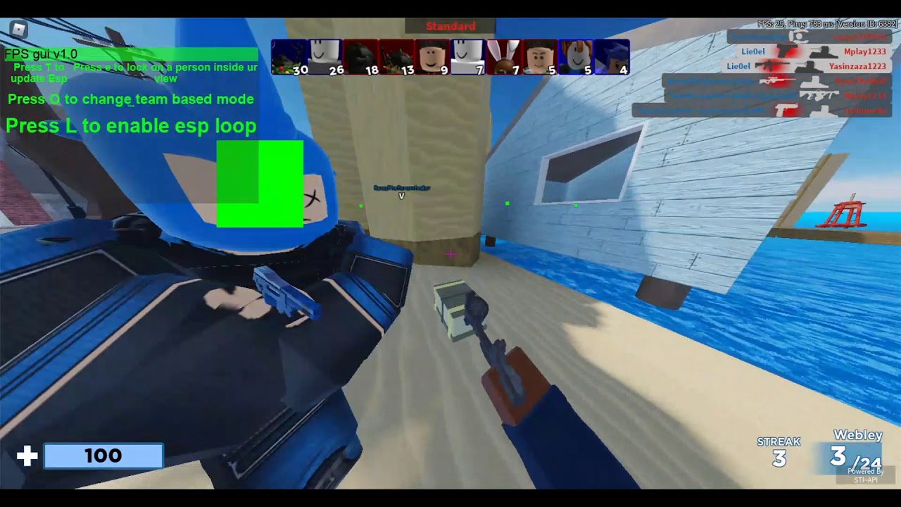 Roblox Arsenal Aimbot And ESP Gui! - YouTube