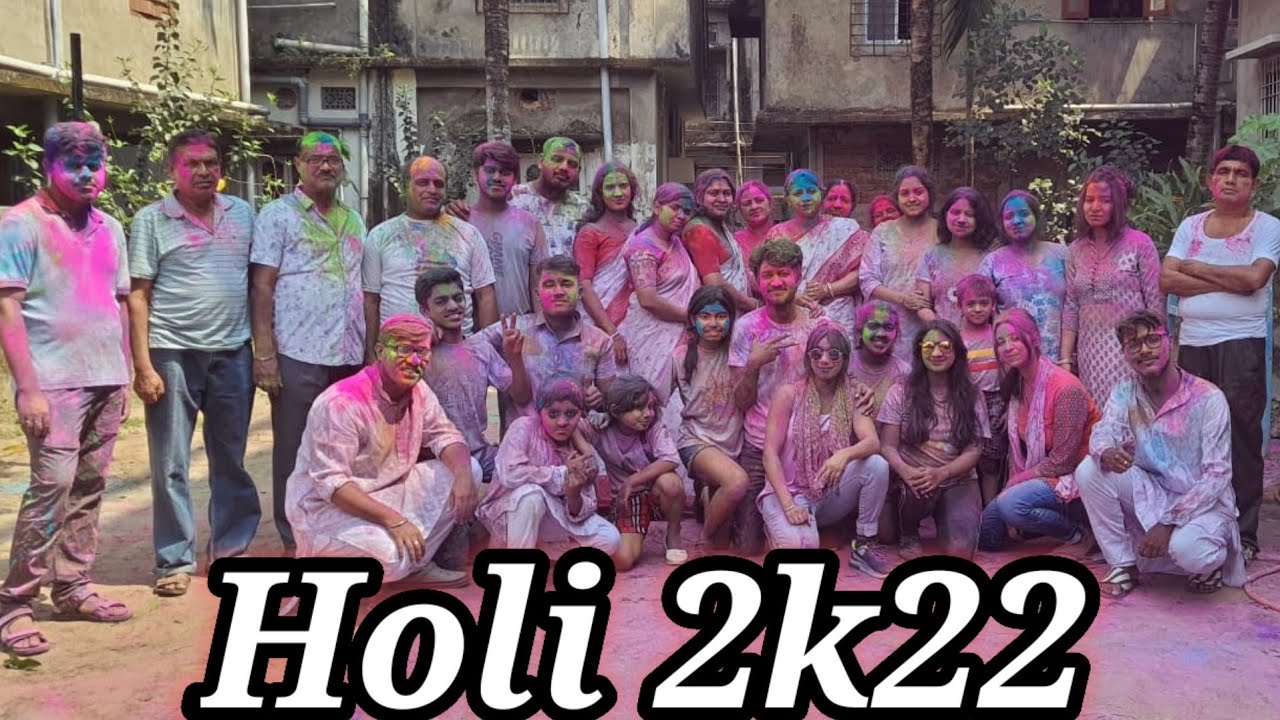 HOLI CELEBRATIONS🥳 SILCHAR HOLI😍 VLog17 || DIPTA ROY - YouTube