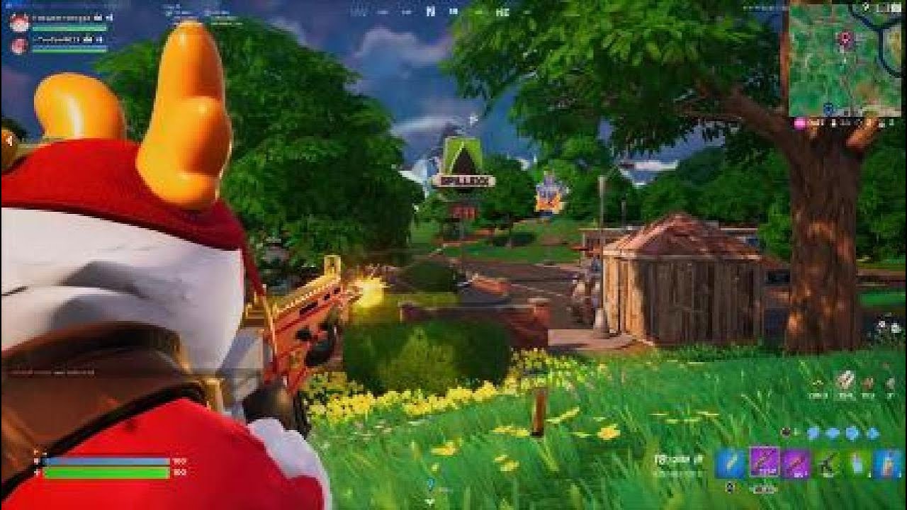 Fortnite *NEW* GUFF GRINGLE SKIN gameplay - YouTube
