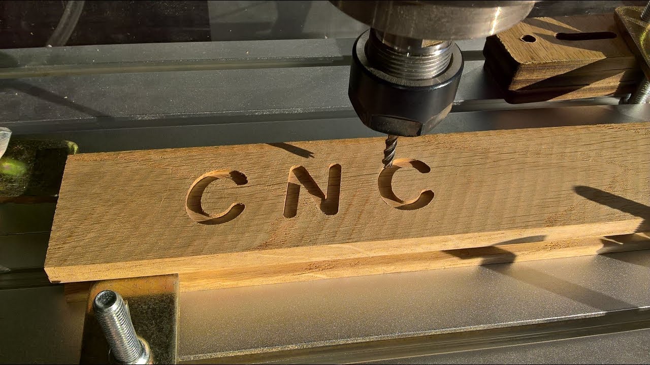 CNC GLODANJE SLOVA - CNC GLODALICA HY 3040 TB5 - YouTube