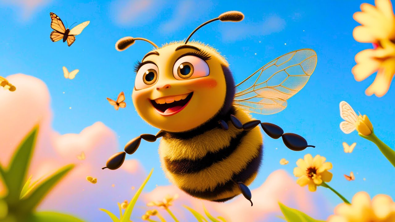 Little Bumblebee Kids Rhymes | Rhymes for kids | Baby Poems - YouTube