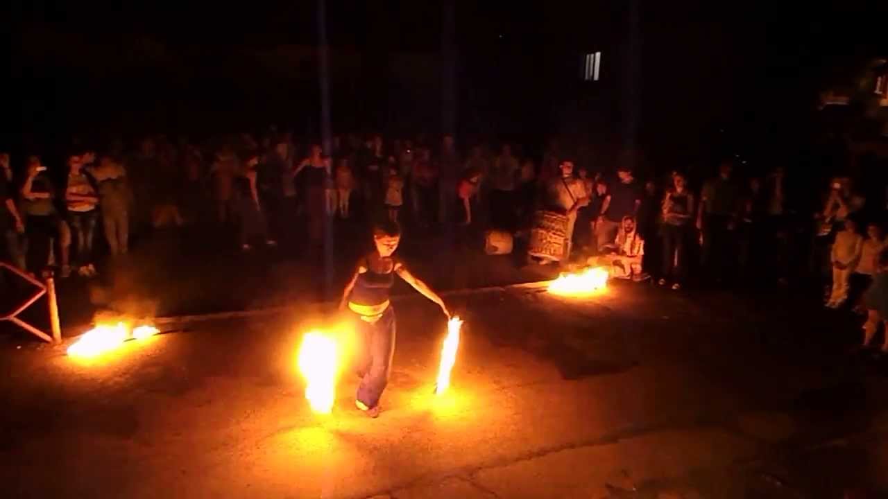 Fire show by Art Labyrinth - YouTube