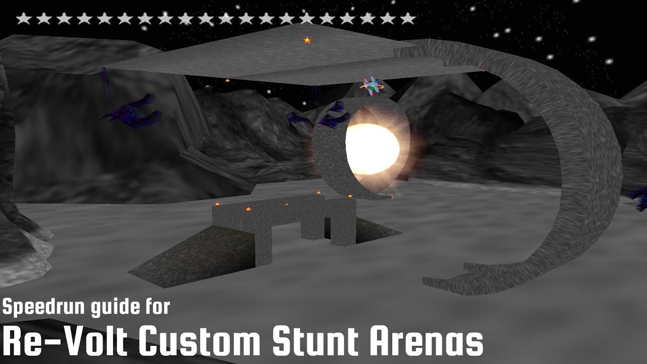 Re-Volt Custom stunt arena speedrun guide - YouTube