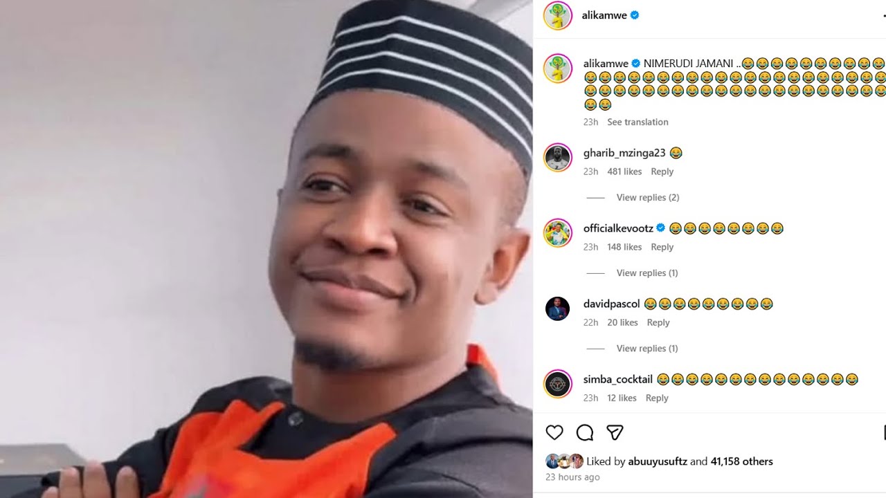 ZILIZOBAMBA MITANDAONI | Picha ya Ally Kamwe yazua gumzo mitandaoni ...