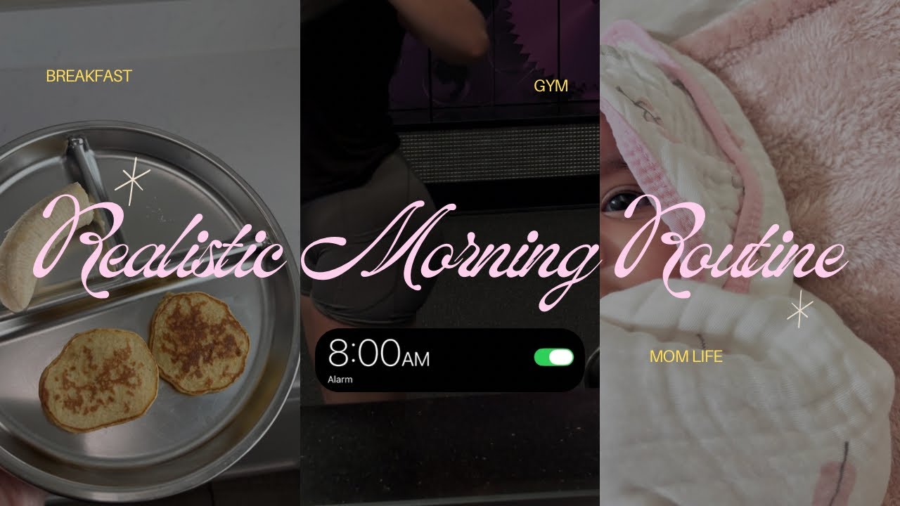 MY 8AM REALISTIC MORNING ROUTINE - YouTube
