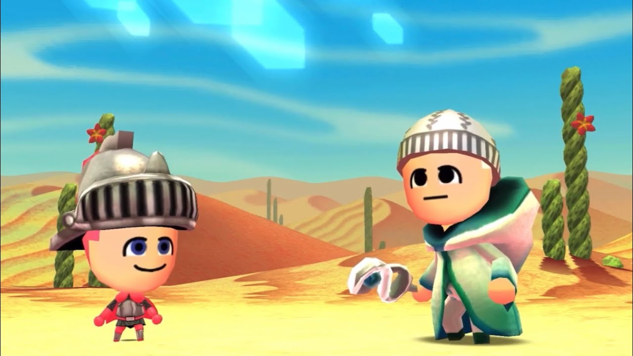 Exploring the Desert and meeting Great Sage Void again in Miitopia ...