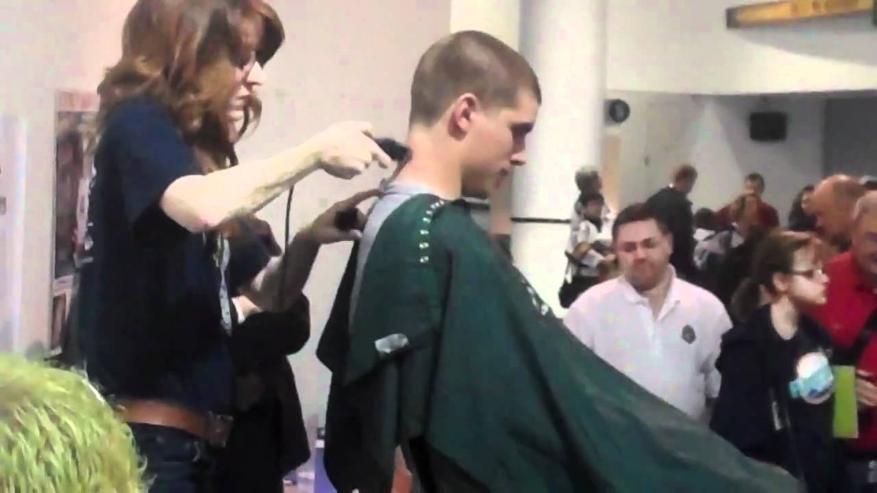 Sam Klassen Gets His Head Shaved - YouTube