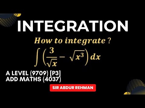 Basic integration | How to integrate algebraic expression |Concept and ...