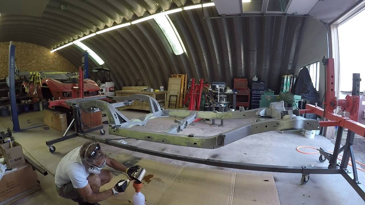 1969 Corvette Part 1 Frame rebuild DIY - YouTube