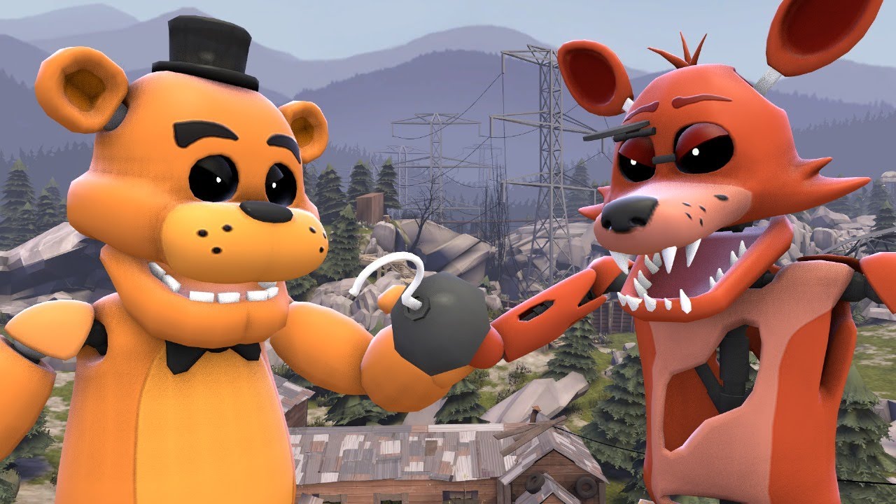 [SFM/FNAF] Freddy vs Foxy - YouTube