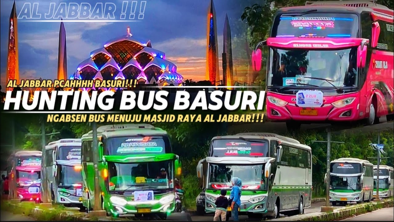 FULL BUS BASURI 🤩 ngabsen bus basuri yang menuju masjid Al-jabar,,,RJB ...
