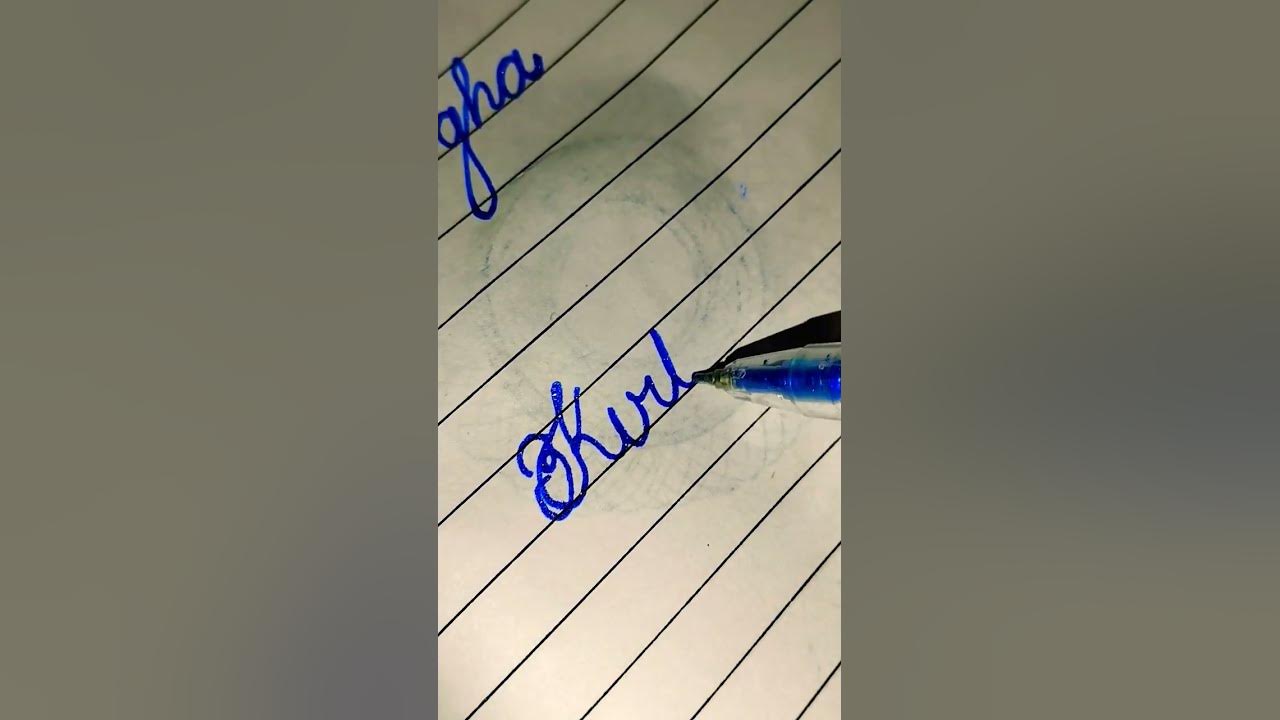Kirti In Cursive Writing Goodhandwriting Shorts Diy Cursive Youtube