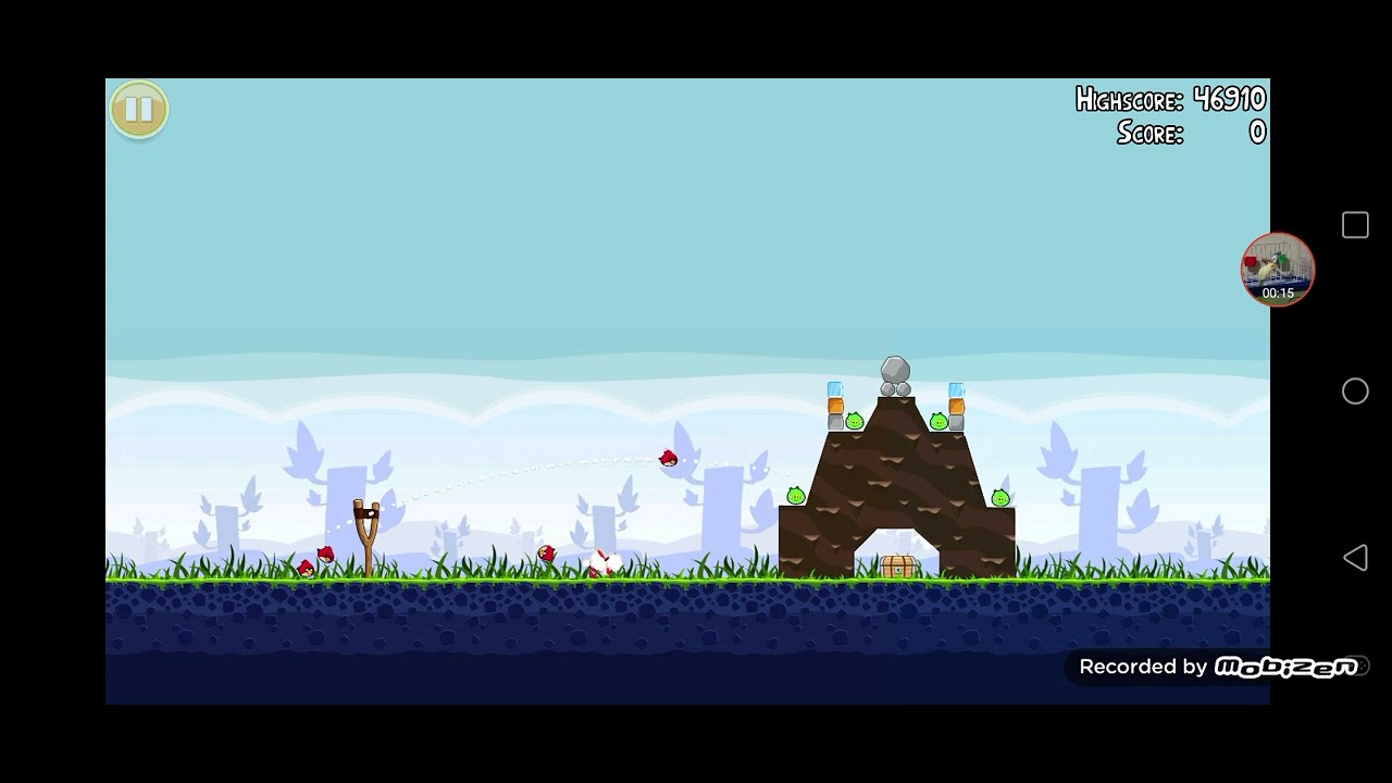 angry birds how to get chest golden egg in 1-8 (mobile method) - YouTube