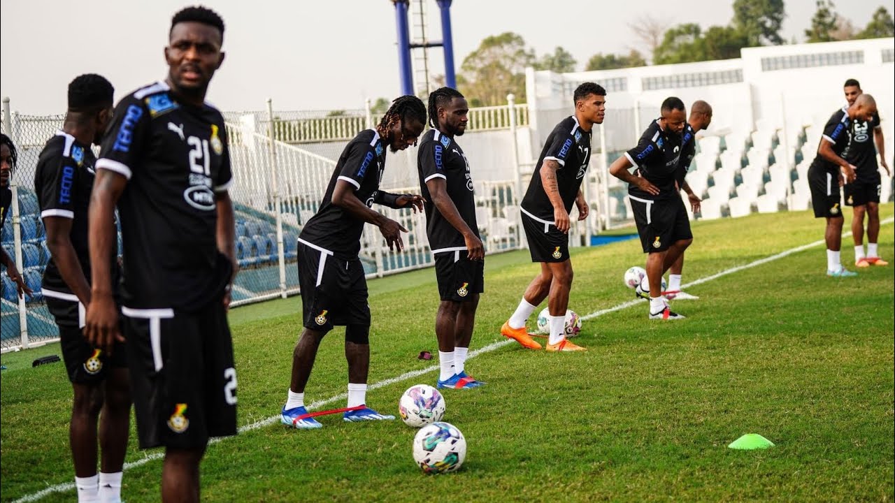 BLACK STARS SECOND TRAINING SESSION 🇬🇭 25 PLAYERS 2 OUT ENGLAND-BORN ...