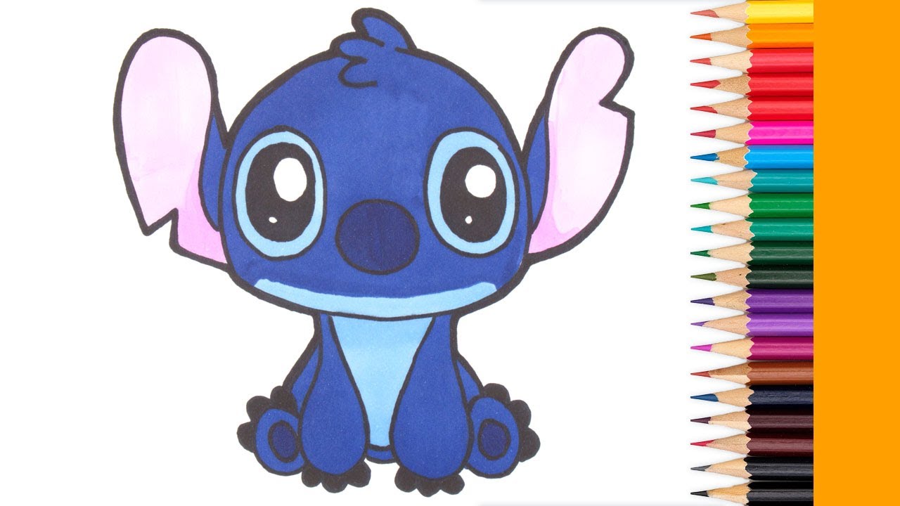 Hogyan rajzoljuk le Stitch-et? - YouTube