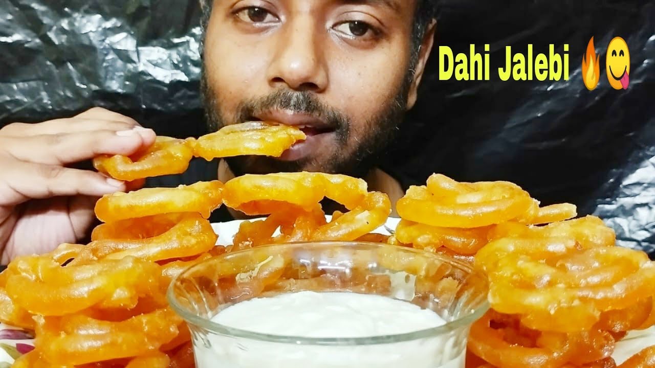 Eating Dahi Jalebi 🔥😋 - YouTube