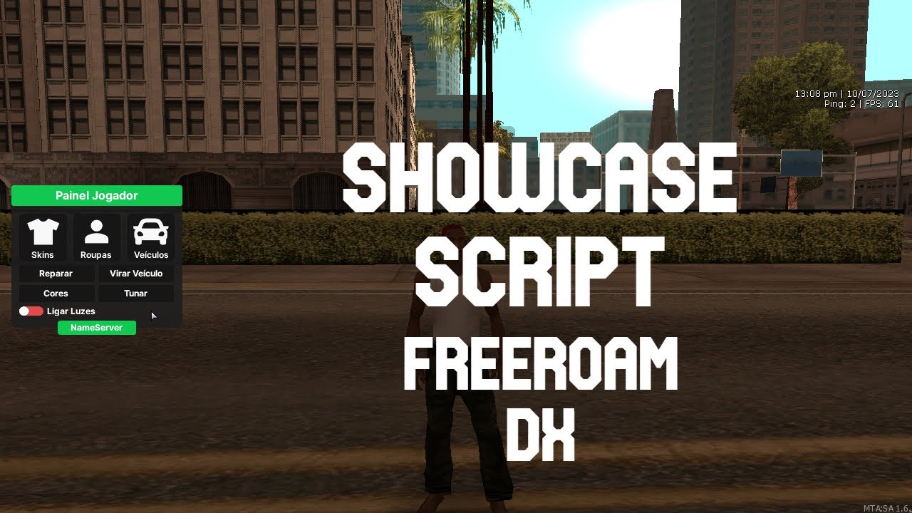 [ SHOWCASE ] Script Painel Freeroam - DEV Gustavo [FOR SALE] - YouTube