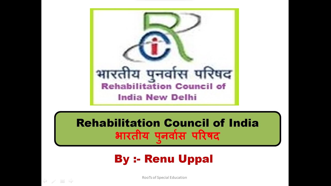 Rehabilitation Council Of India Logo CRE Points | CME IACAM 2025