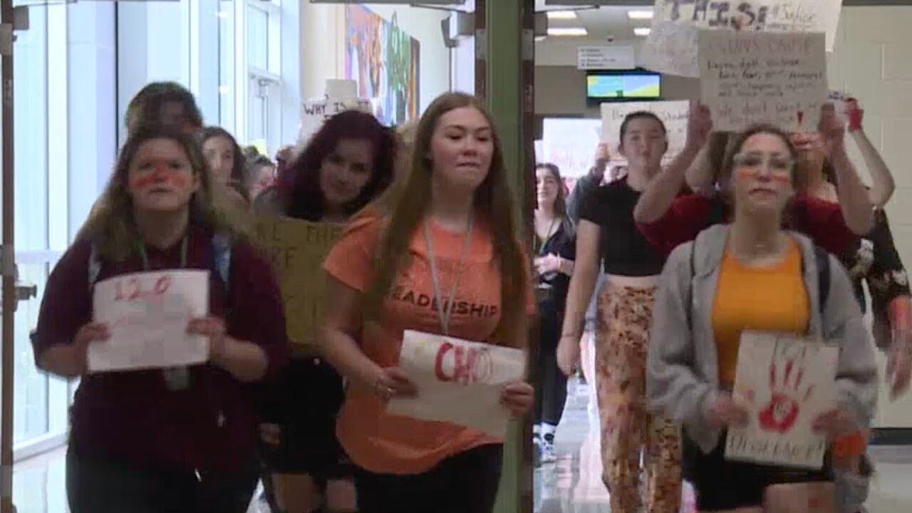 Springfield high schools participate in nationwide protest over gun ...