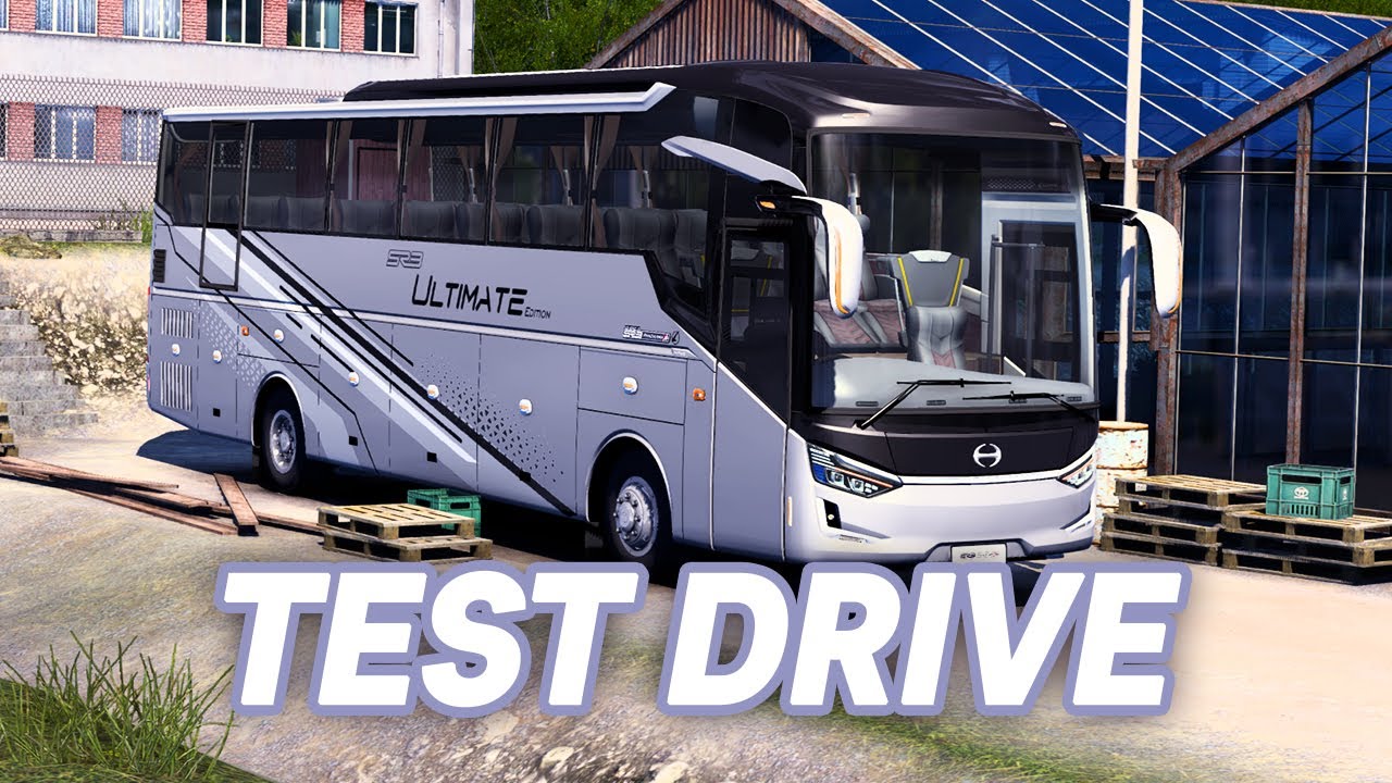 TEST DRIVE BUS HINO RM280 LAKSANA SR3 PANORAMA - YouTube