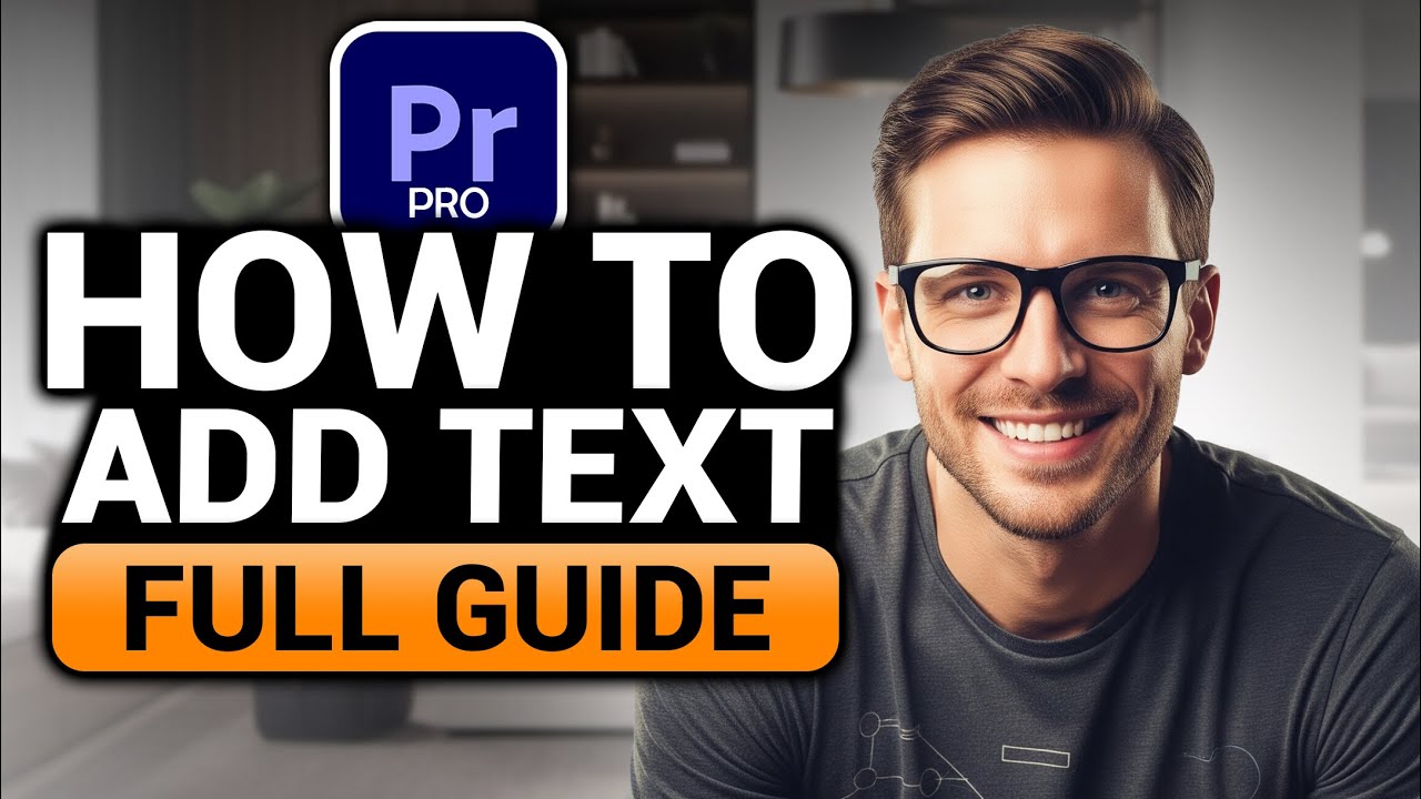 How To Add Text in Premiere PRO (FAST & EASY) | 100% WORKS | NO Yapping ...
