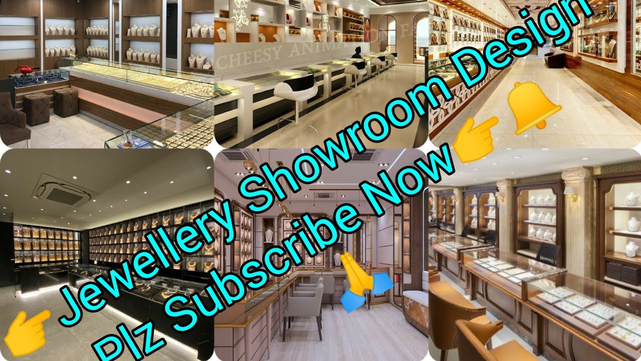 Best Jewellery Shop Interior Design ll Gold Jewellery Showroom Tour ll ...