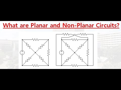 Planar and Non Planar Circuits - YouTube