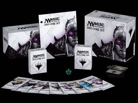 Magic the Gathering: 2015 Core Set Fat Pack Unboxing - YouTube