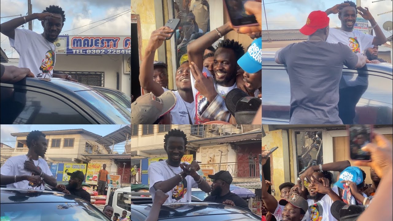 Black Sherif Tour Nima, Visits His Ghetto Friends In The Ghettos ...