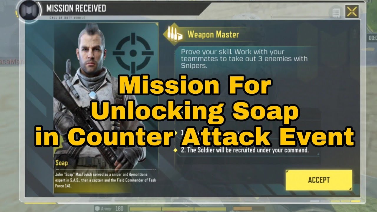How to Unlock Soap Operator for Counter Attack Event in COD Mobile ...