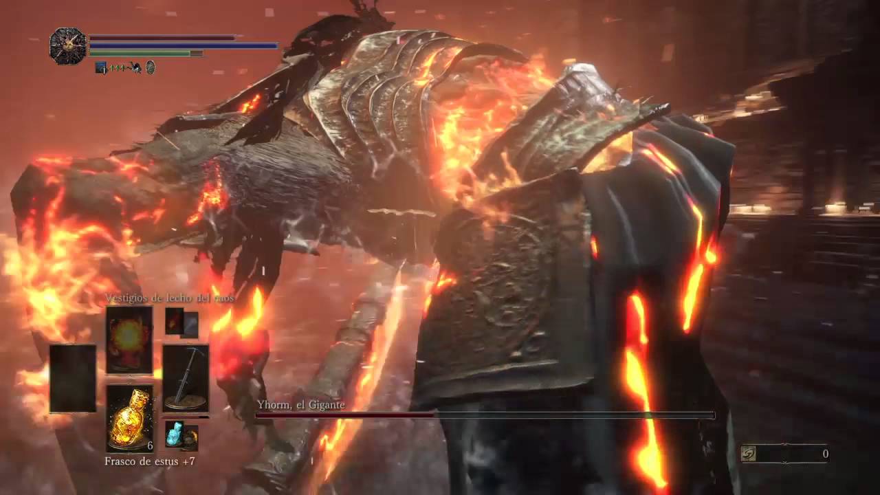 DARK SOULS™ III: Yorm, el gigante. Perfecto xD - YouTube
