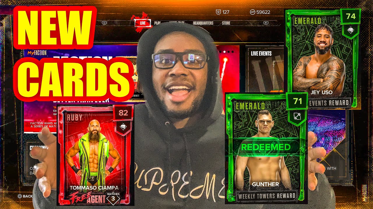 Jey Uso Event Comes With A FREE Ruby Card In WWE2K24 My Faction - YouTube
