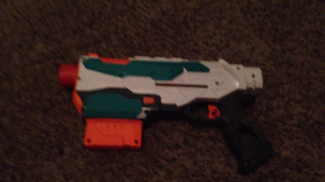 Nerf tri-strike "sniper" mod - YouTube