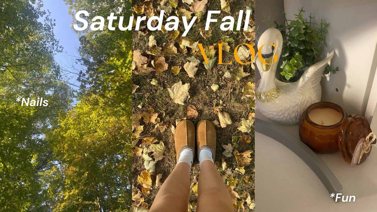 Saturday Fall Vlog *fun, nails* - YouTube