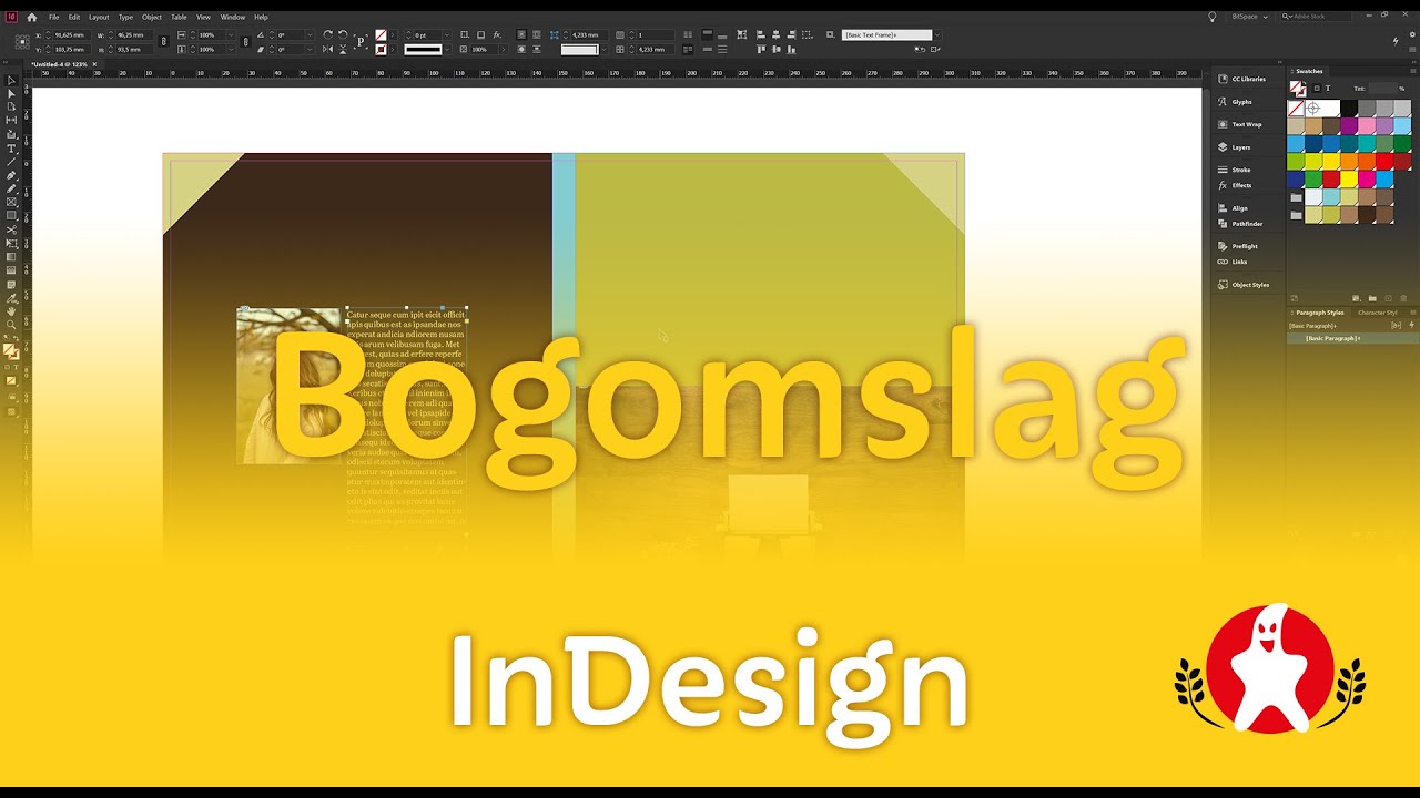 Bogomslag i InDesign, sådan! – InDesign Træning