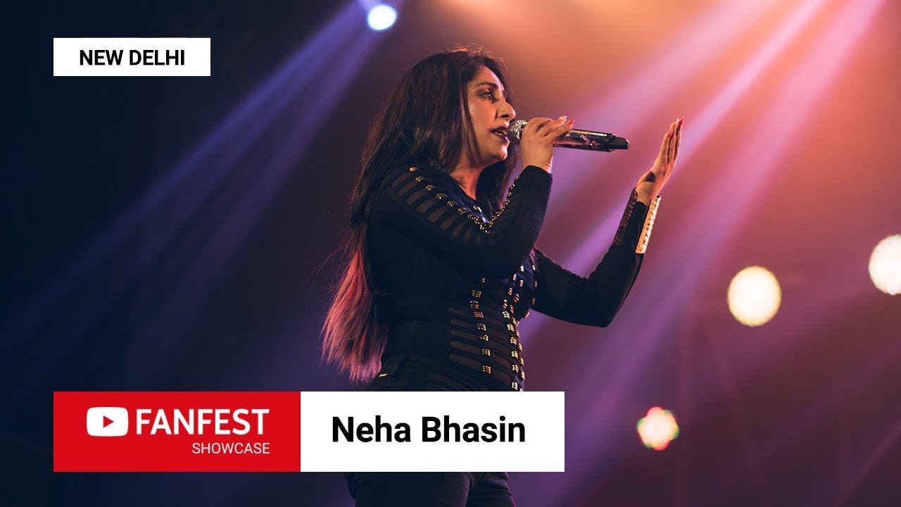 Neha Bhasin @ YouTube FanFest Showcase New Delhi 2018 - YouTube
