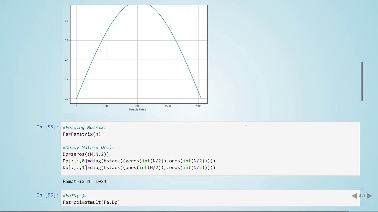 Multirate Signal Processing 13 Mdct 17 Mdct Python Implementation Analysis Youtube
