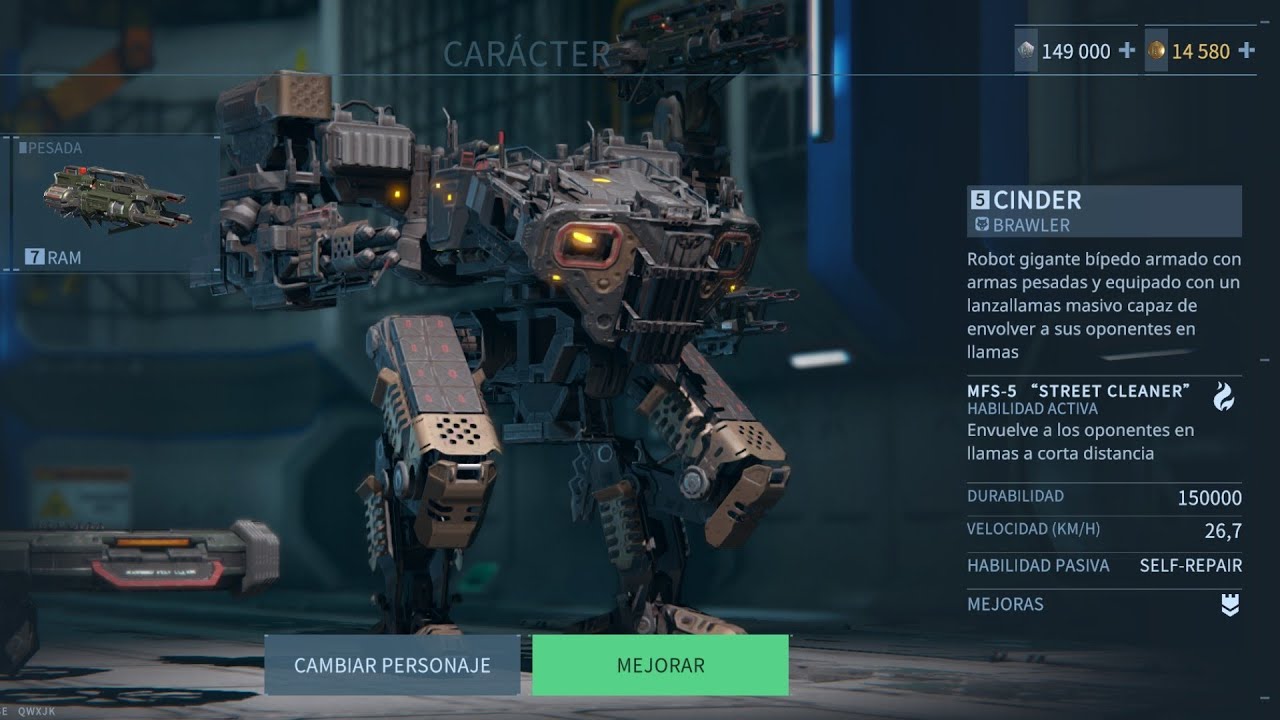 CINDER Lanzallamas, el nuevo robot de Armor attack🔥 - YouTube