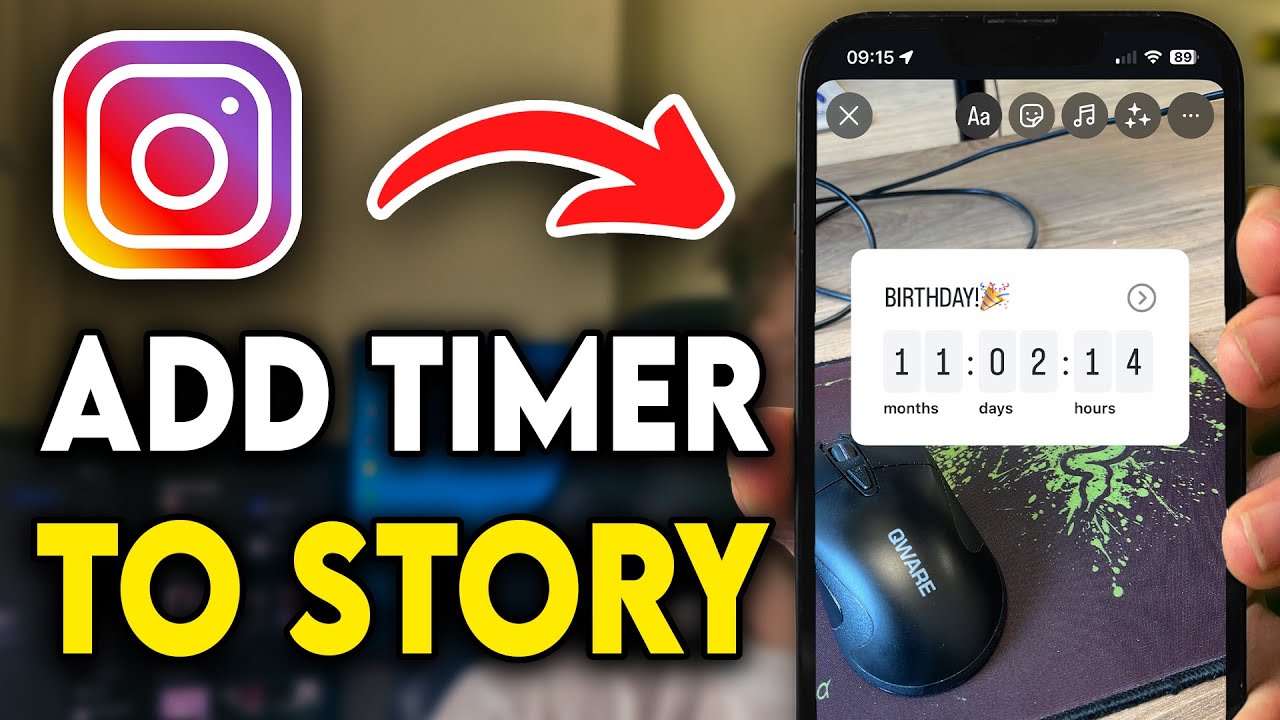 How to Add a Timer to Your Instagram Story (2025) - YouTube