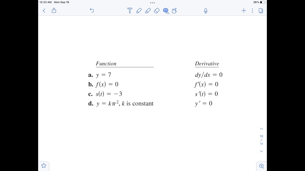 Calculus Chapter 2 Section 2 Example 1 - YouTube