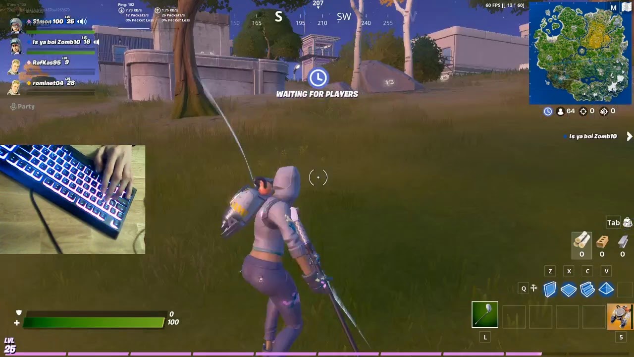 live fortnite tack till 100 subs pushar 110 subs - YouTube