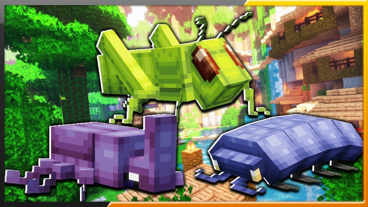 TAMEABLE BEASTS: NOVOS INSETOS PARA DOMAR! - TUTORIAL MINECRAFT MOD ...