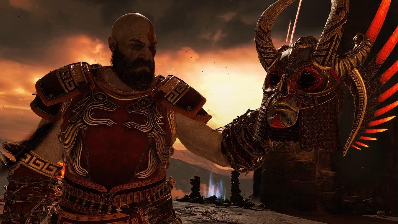 God of War- GMGOW NG+ - Göndul - No Damage - Armor of Ares Set - YouTube