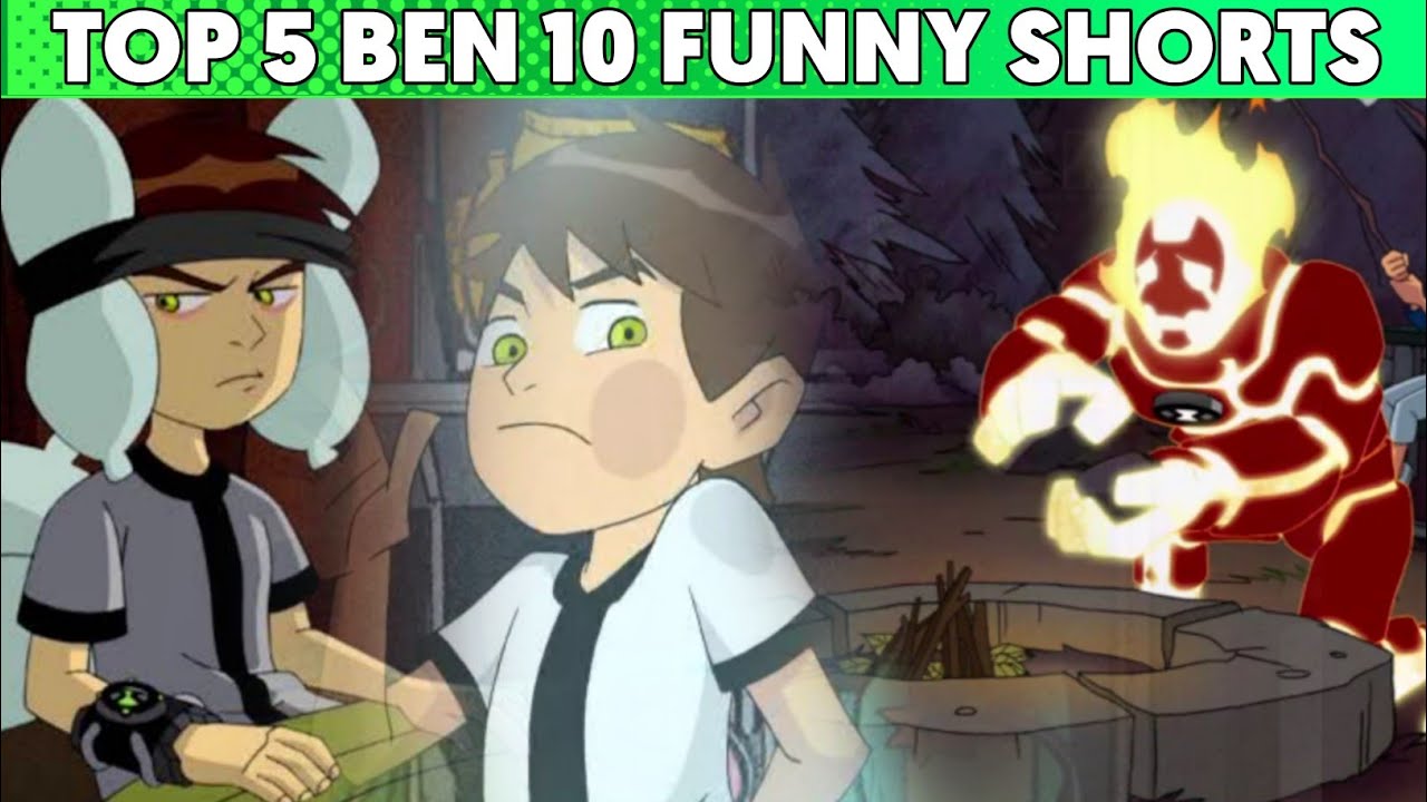 Top 5 Ben 10 Classic Funny Shorts Episode || Ben 10 In Hindi Funny ...