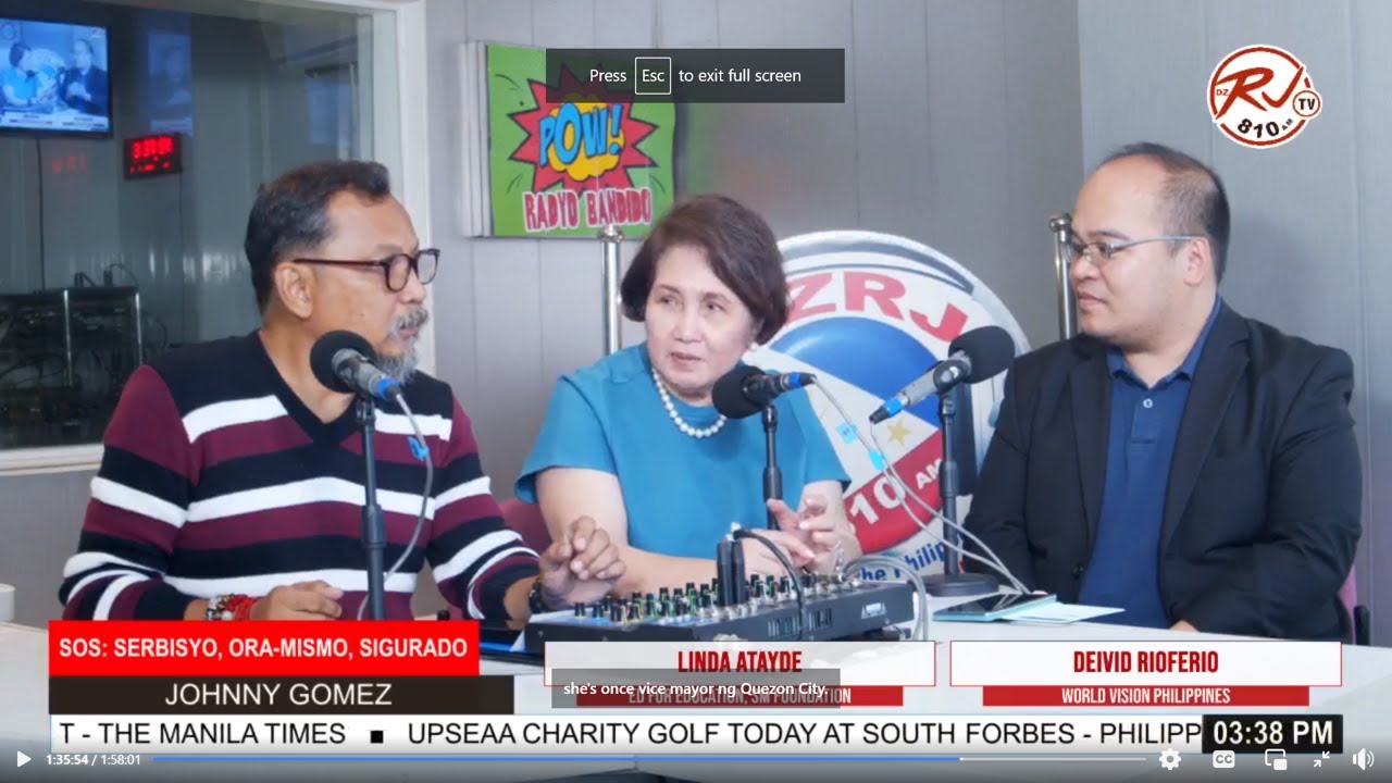 June 2, 2023: LINDA ATAYDE, Executive Director for Education, SM ...